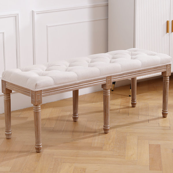 Ophelia & Co. Kallaroo Velvet Upholstered Bench | Wayfair