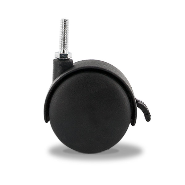 Outwater 2-3/8" Wheel Diameter | Black Nylon Swivel Hooded Hercules ...