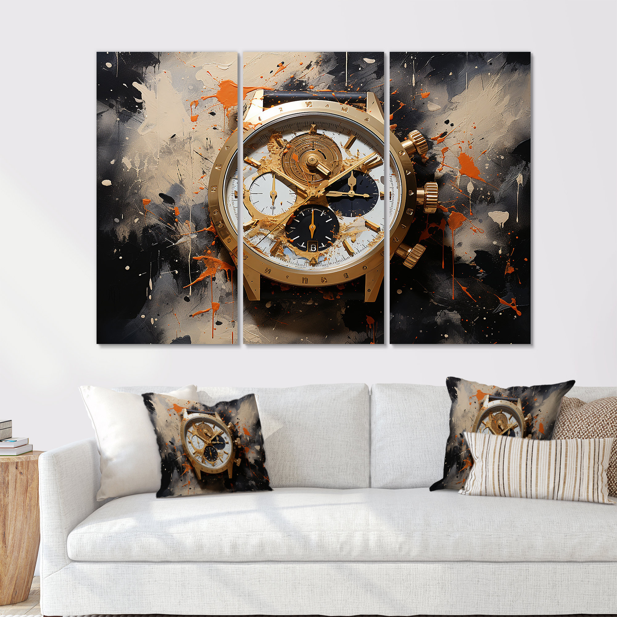Trent Austin Design® Minimalism Luxury Watch I - Watches Wall Art Set ...