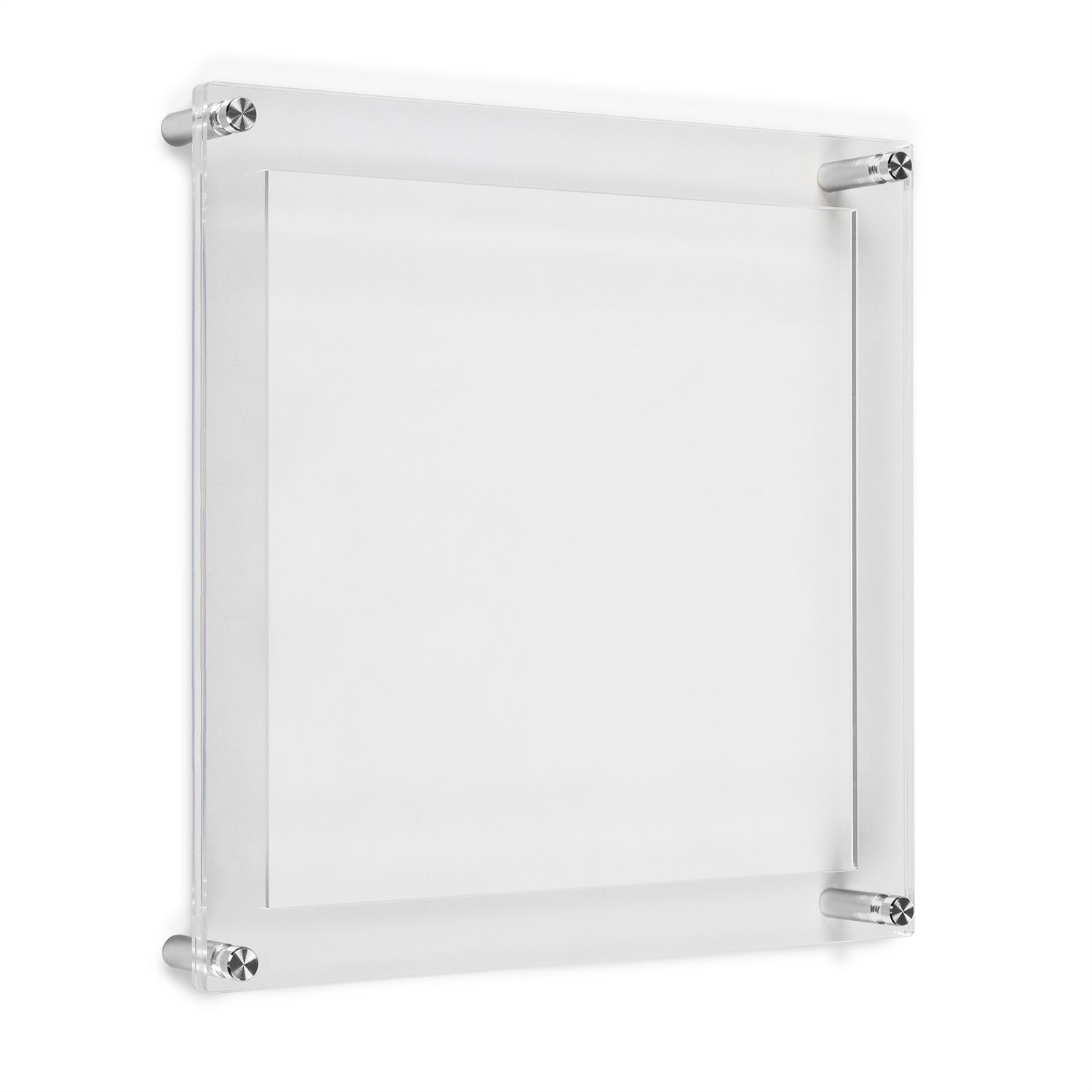 Wexel Art Record Album Frame With 12X12" Square Acrylic Mat (For Sleeve ...