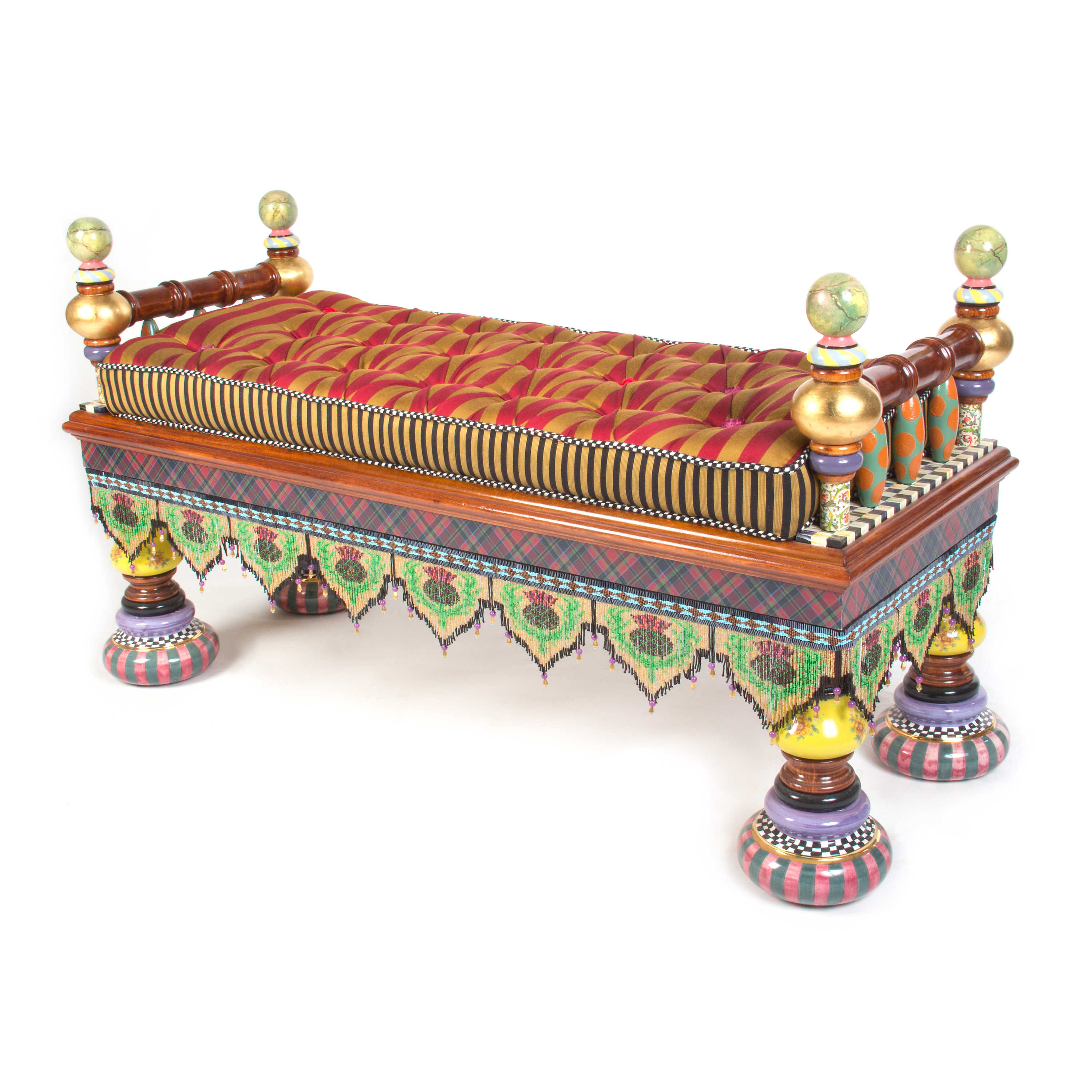 MacKenzie-Childs Ridiculous Bench | Wayfair