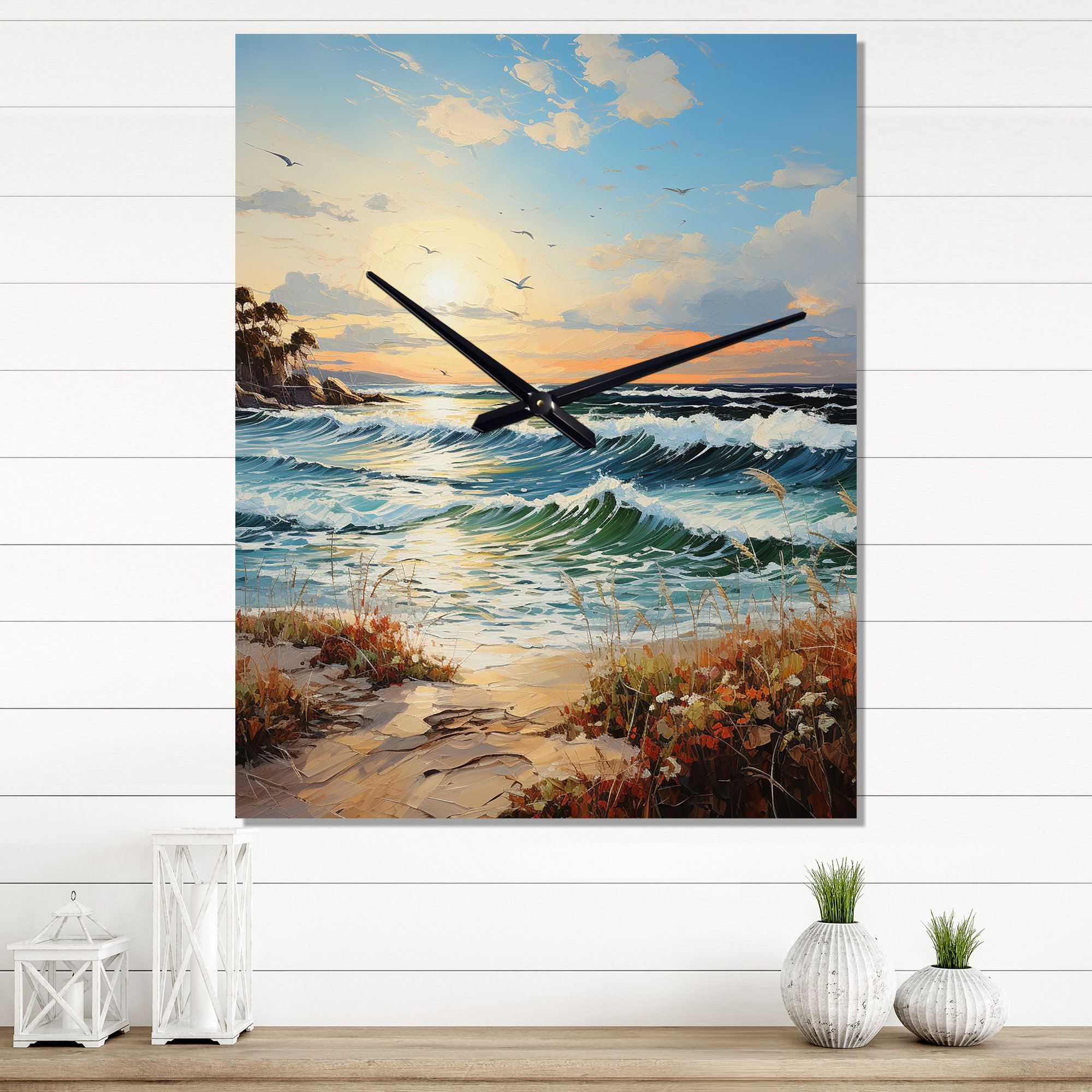 Design Art Beach Sand Euphoria III - Nautical & Beach Very Large Wall ...