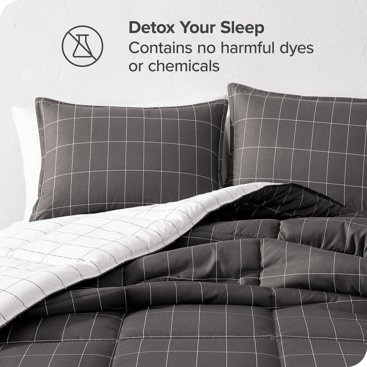 Bare Home Grid Bed-In-A-Bag | Wayfair