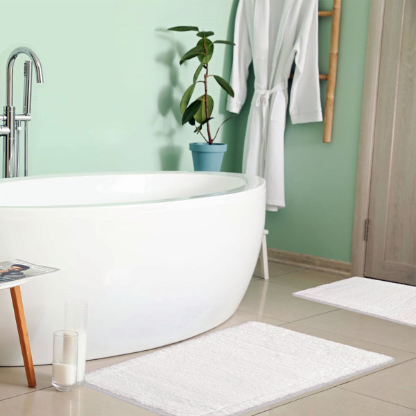 Latitude Run® Luxury Hotel Bath Rug Set | Wayfair