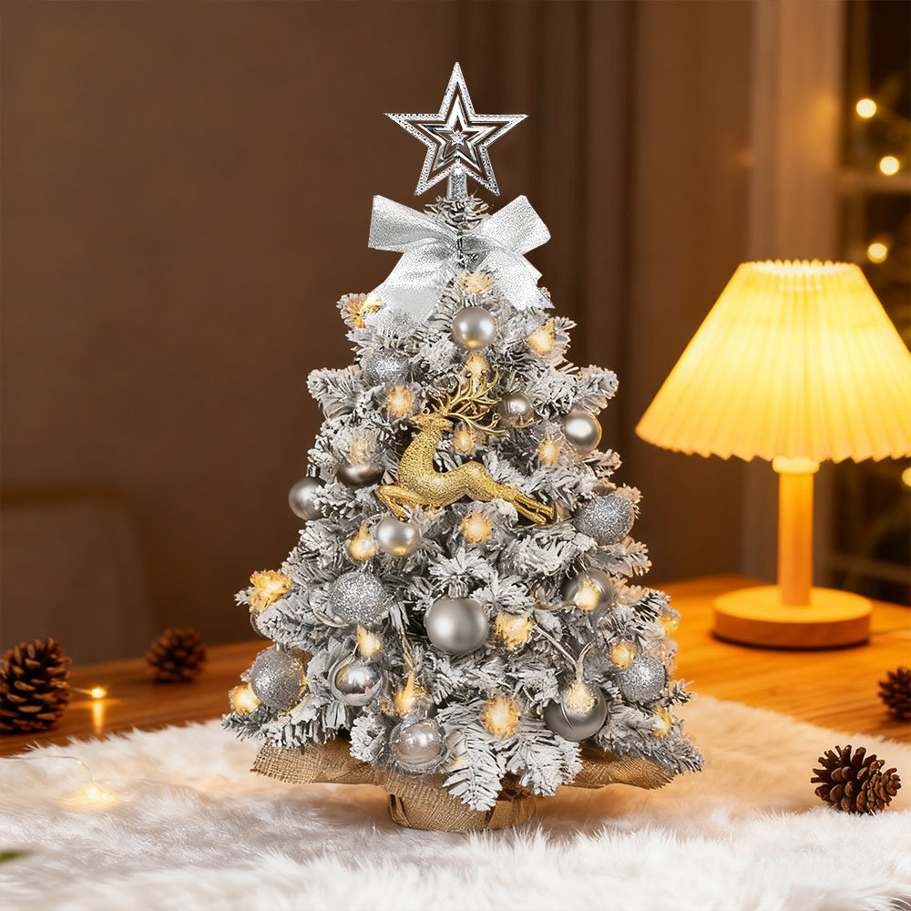 The Seasonal Aisle Small mini Christmas tree set | Wayfair.co.uk