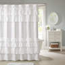 Madison Park Grace Single Ruffled Shower Curtain & Reviews | Wayfair