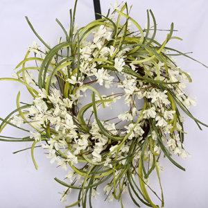White Wreaths | White Wreath For Front Door & Small White Wreath