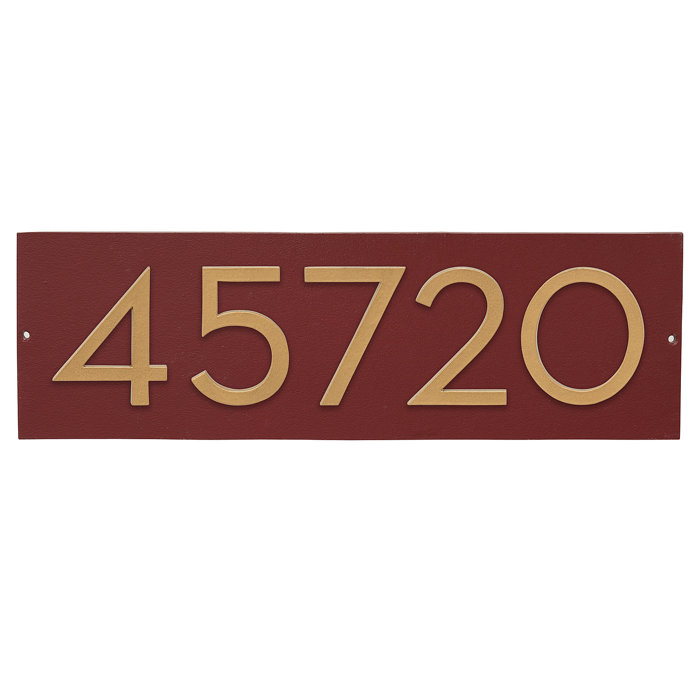 Montague Metal Products Rectangle Wall Plaque & Reviews | Wayfair