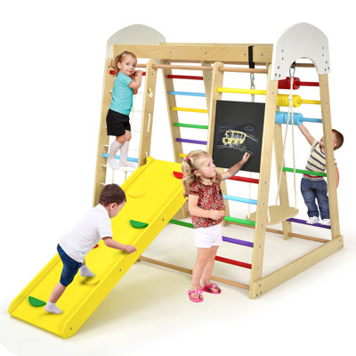 Costway 49'' W Indoor Wood Climber | Wayfair