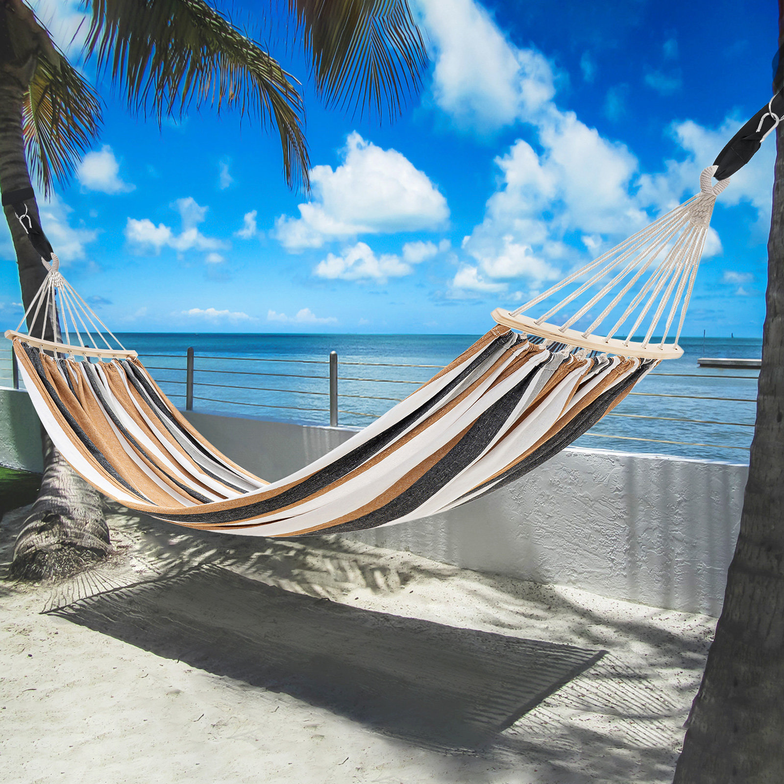 Breakwater Bay Sabia Double Spreader Bar Hammock & Reviews | Wayfair