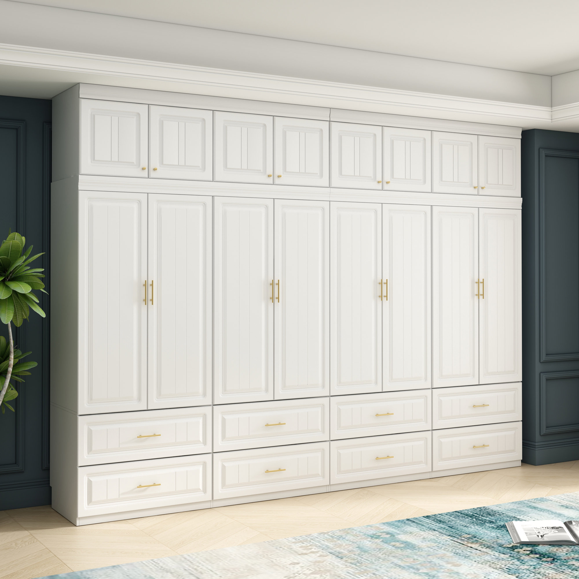 Red Barrel Studio 126” W Large Wardrobe & Reviews - Wayfair Canada