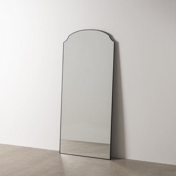 Brayden Studio Black Metal-Glass Mirror | Wayfair.co.uk