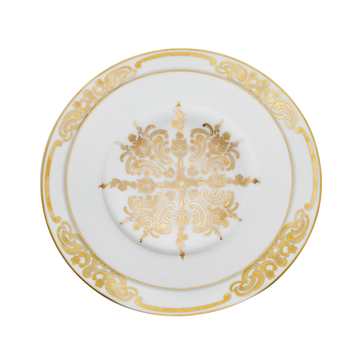 Godinger Silver Art Co 20th Century Baroque 12 Piece Bone China ...