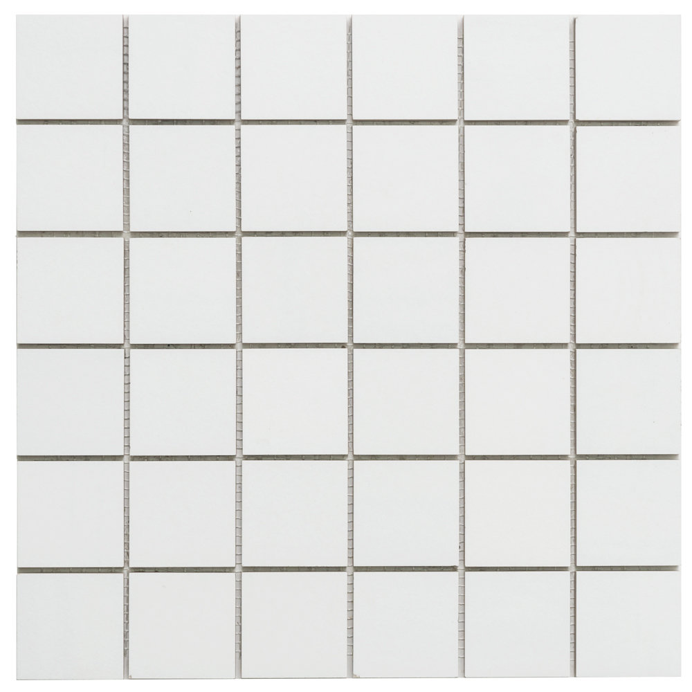 Long Island Mosaics & Tile Porto 2" x 2" Porcelain Grid Mosaic Wall ...