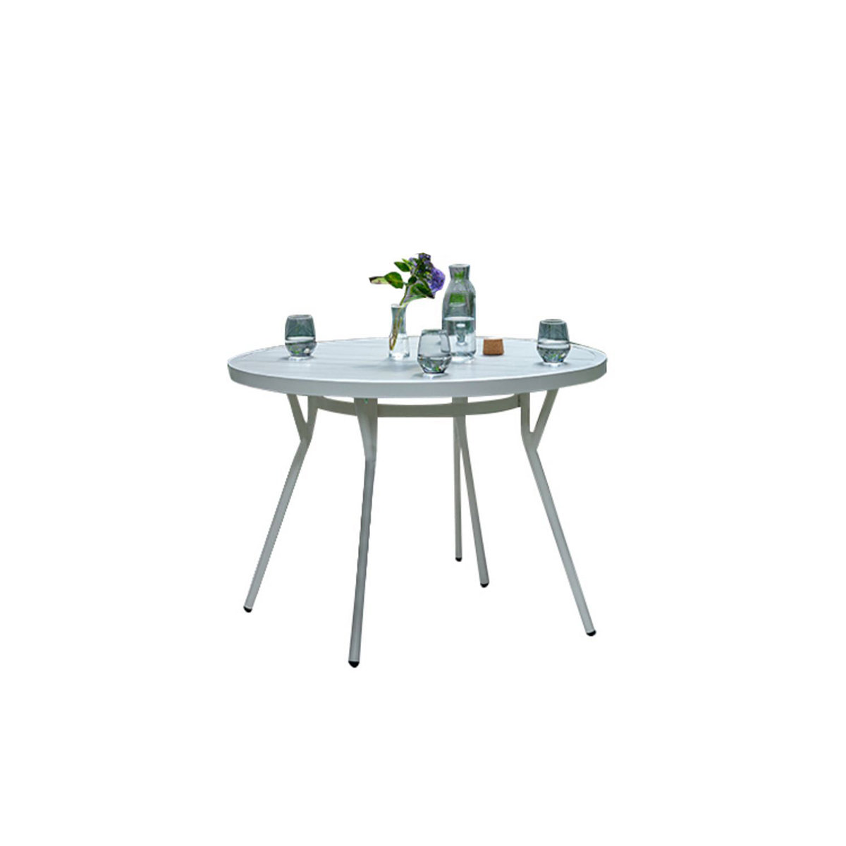 Hokku Designs Outdoor Courtyard Waterproof Sun-Protection Round Dining ...