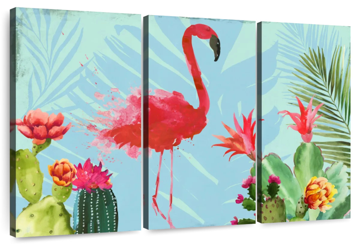 Ebern Designs Brampt Flamingo In The Mix | Wayfair