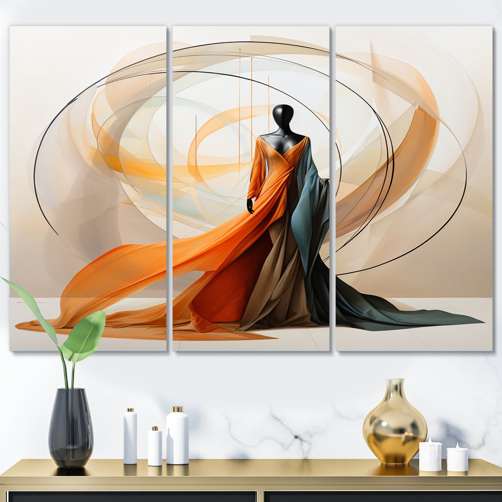 Ivy Bronx Abstract Contemporary African Dancer I - African American ...