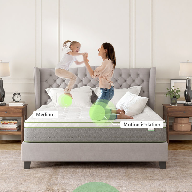 Home 10'' Medium Gel Infused Hybrid Mattress & Reviews | Wayfair