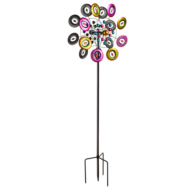 Arlmont & Co. Ruhee 75"H Musical Notes Wind Spinner | Wayfair