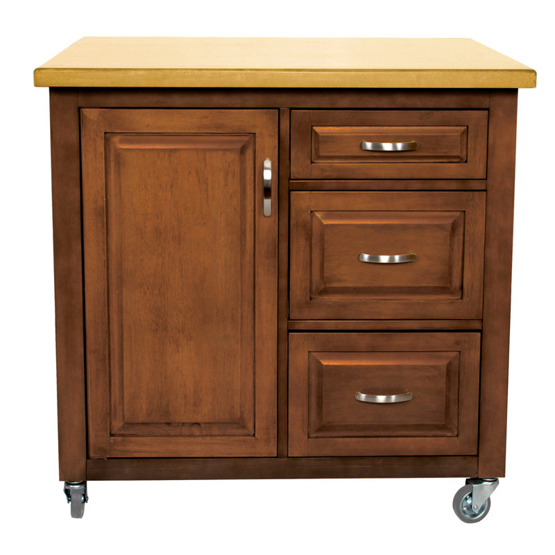 Latitude Run® McElhattan Kitchen Cart | Wayfair
