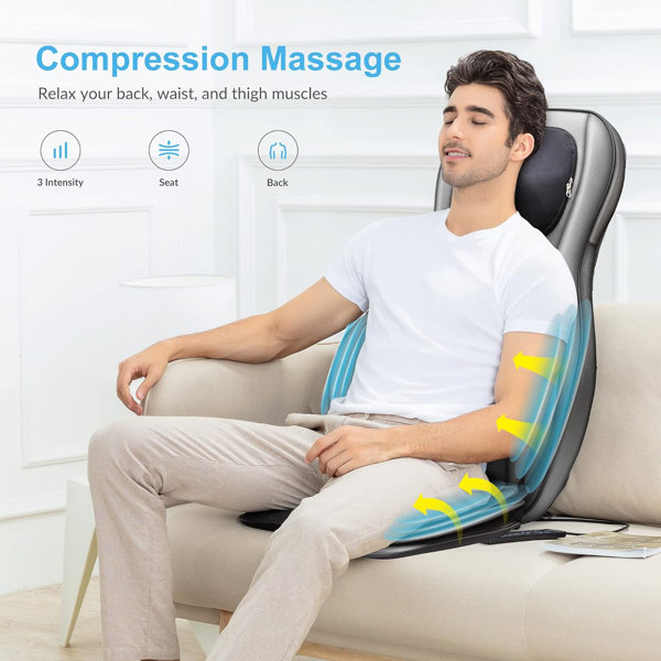 COMFIER Shiatsu Neck Back Massager with Heat, Air Compression Massage ...