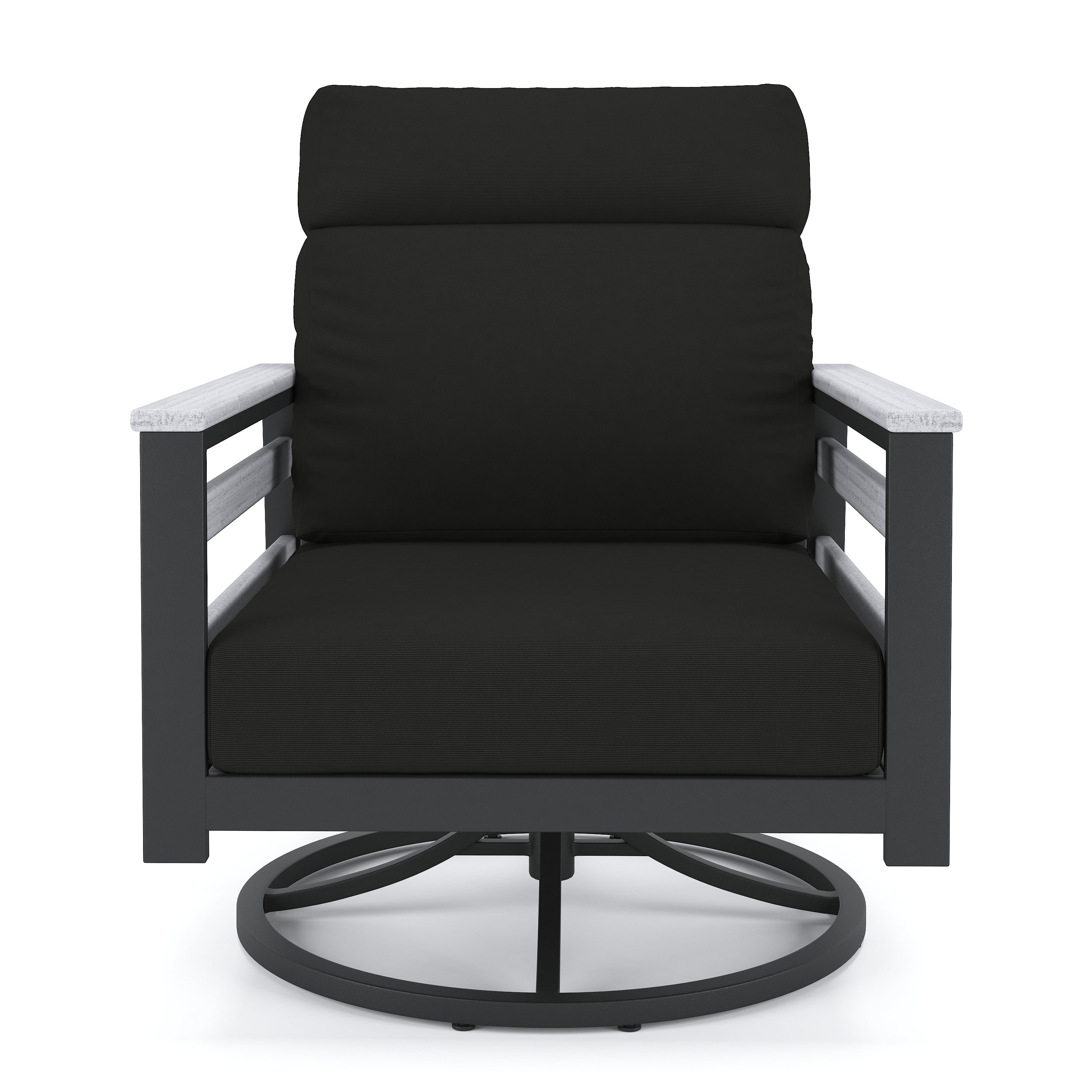 Birch Lane™ Dixon Metal Outdoor Rocking Chair With Sunbrella Cushion ...