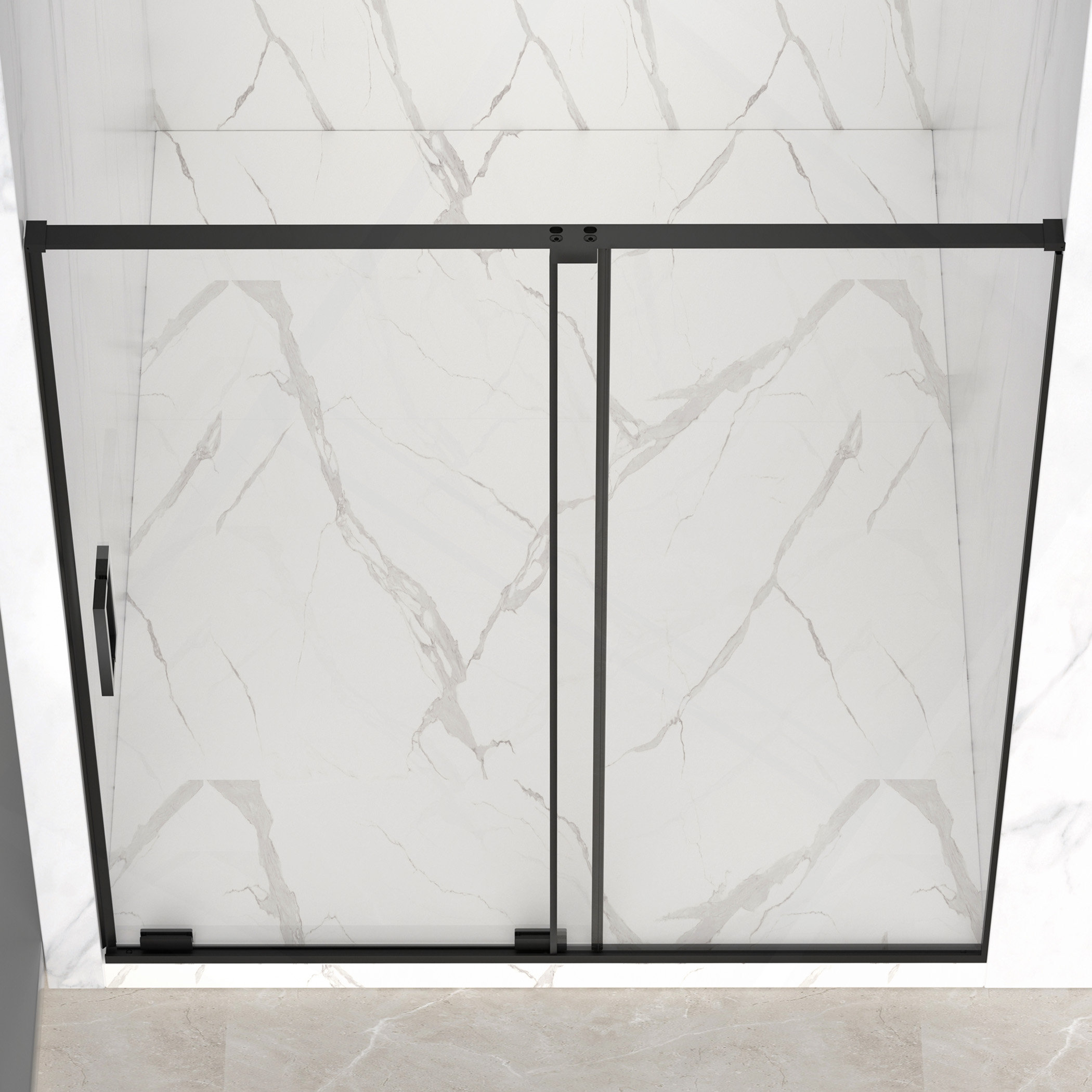 MIAMI CUSTOM FURNITURE & UPHOLSTERY LLC 56-60" W X 72" H Semi-Frameless ...