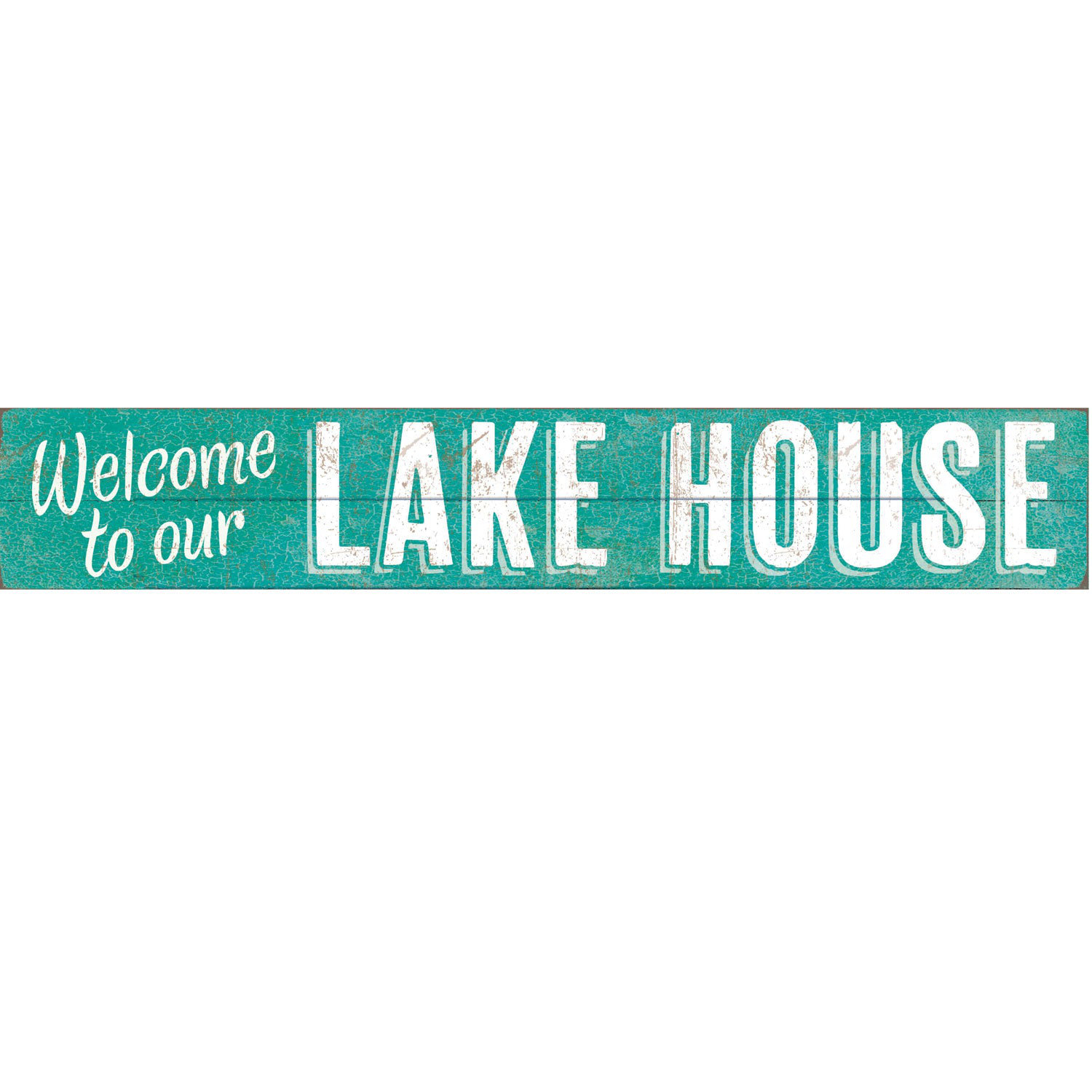 Sixtrees USA Ltd. Welcome To Our Lake House - Decorative Box Sign ...