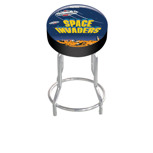 Arcade1up Space Invaders Adjustable Height Bar and Arcade Stool | Wayfair