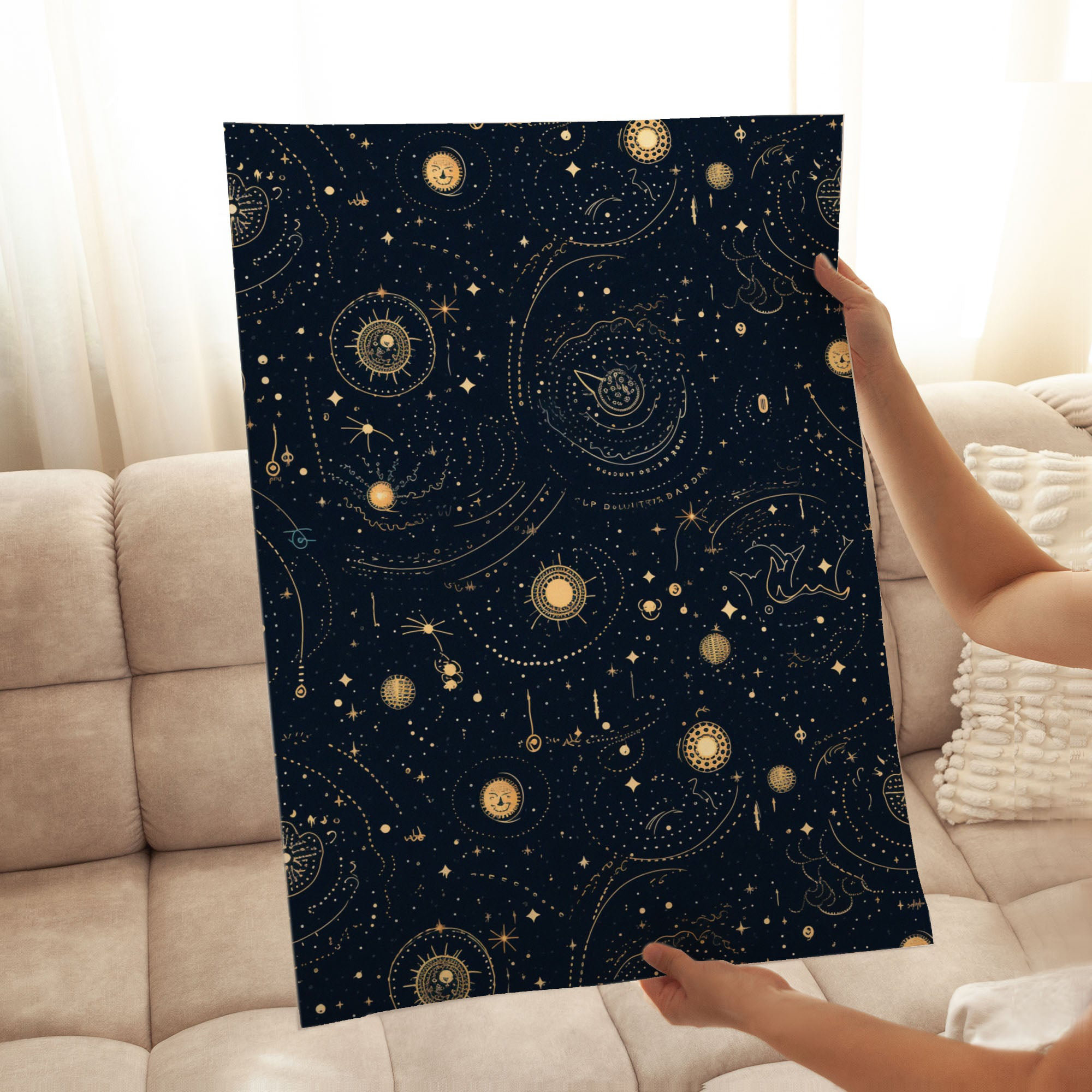 Winston Porter Astronomy and Space Stars Pattern XII Modern Unframed ...