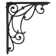Signature Hardware Winding Scrollwork Brass Shelf Bracket | Wayfair