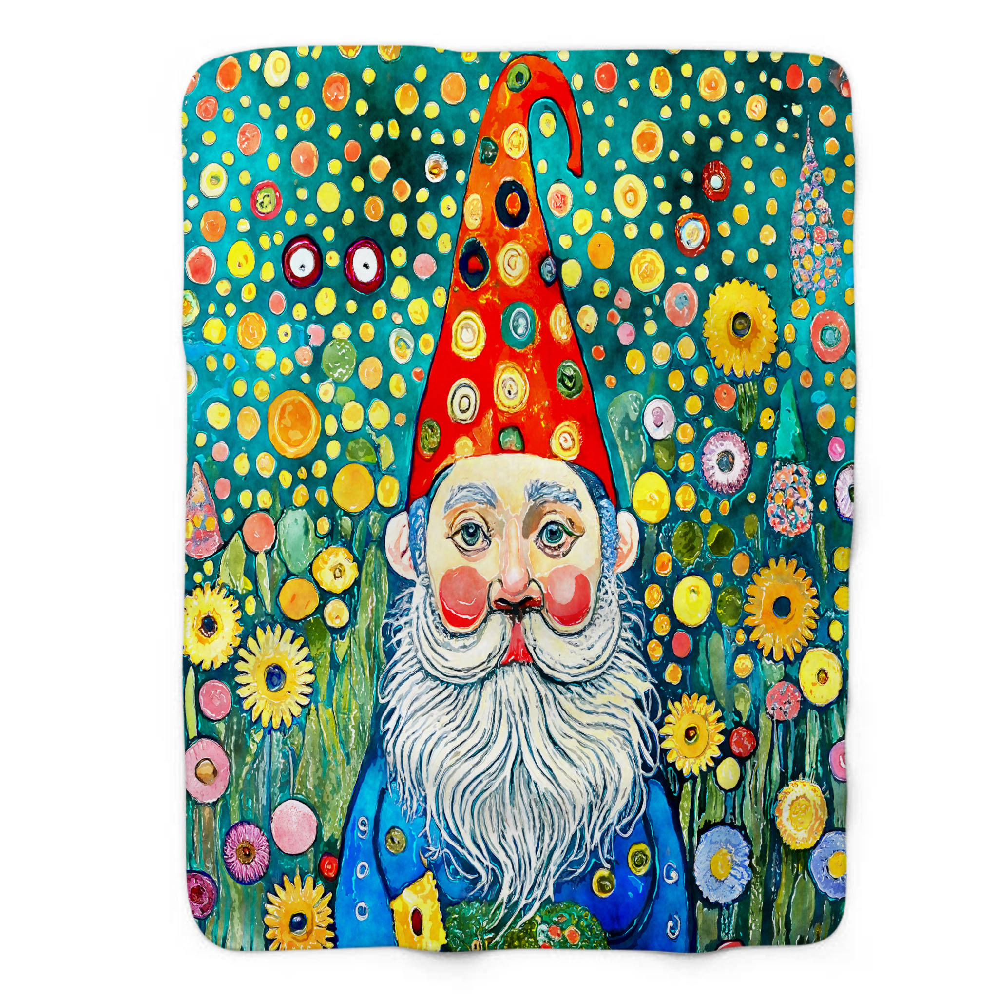 MentionedYou Vibrant Vinyl Village Throw Blanket | Wayfair