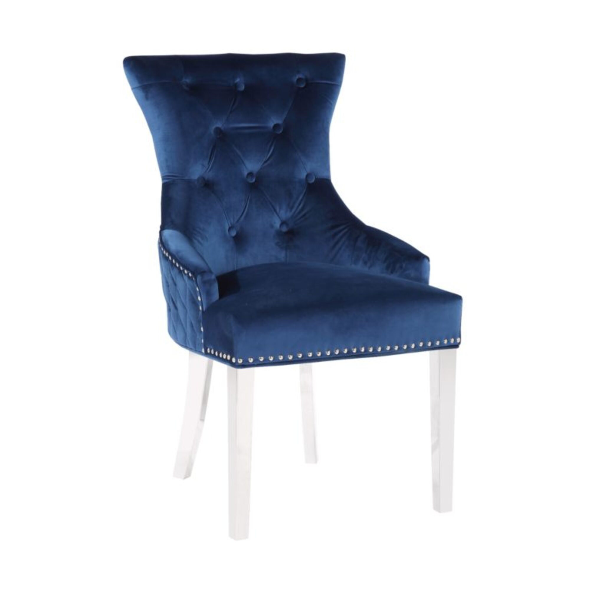 Rosdorf Park Duthill Tufted Velvet Upholstered Wingback Side Chair ...