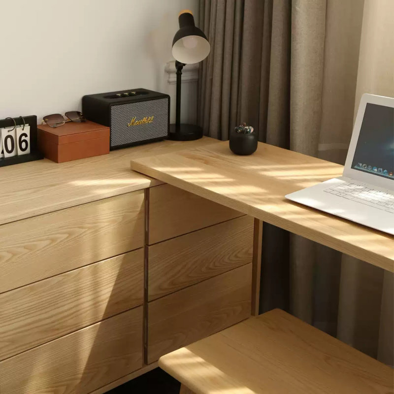 marlao Simple Style Solid Wood Dressing Table | Wayfair