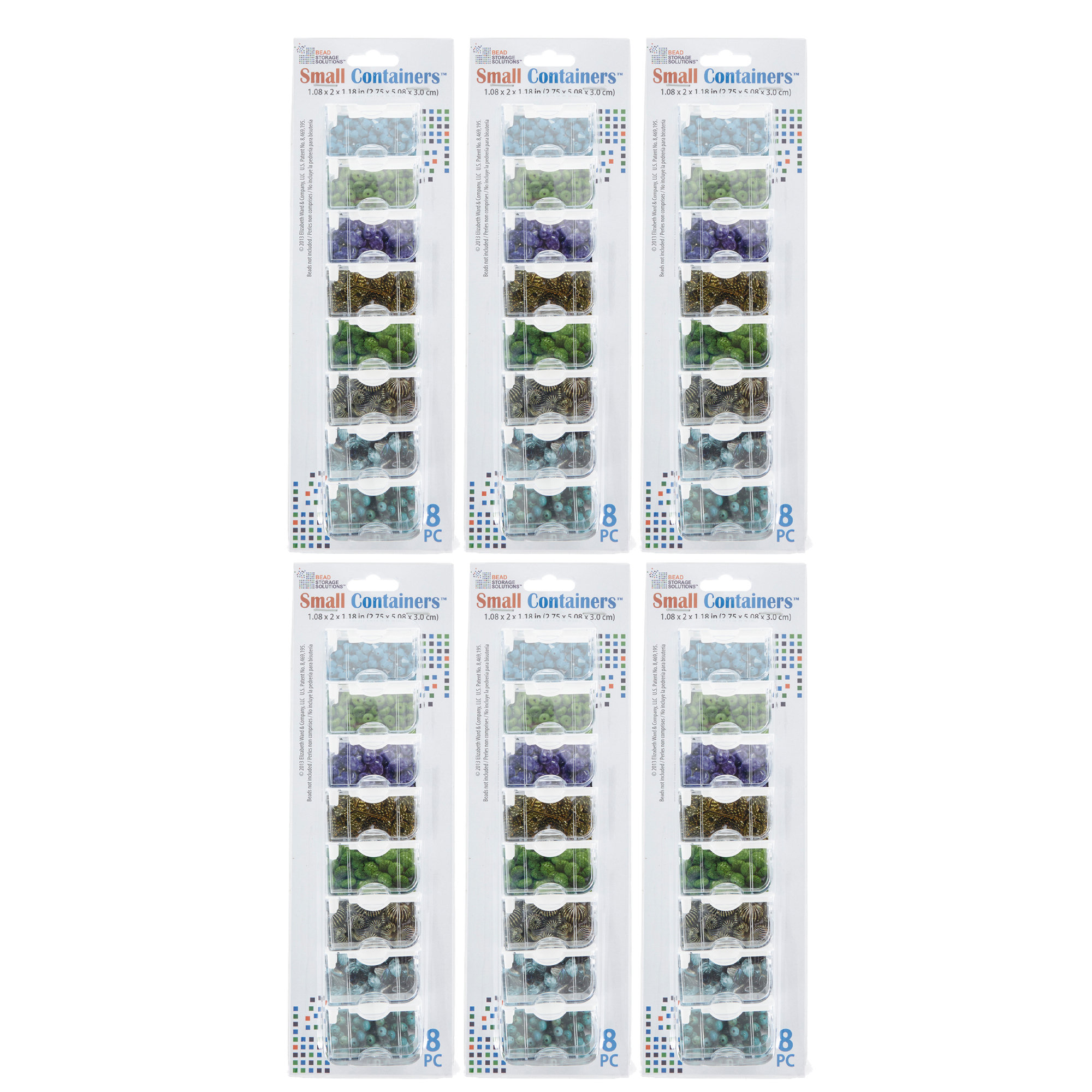 Bead Storage Solutions Elizabeth Ward Bead Storage Solutions 8 Piece ...