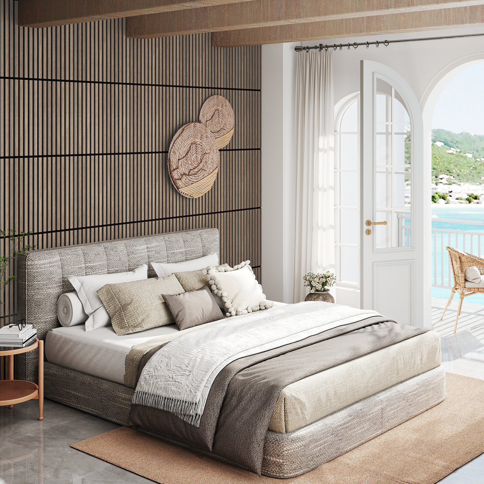 Upick 4-Pack Inch Foldable MDF Acoustic Wall Panels - Sound Absorbing ...