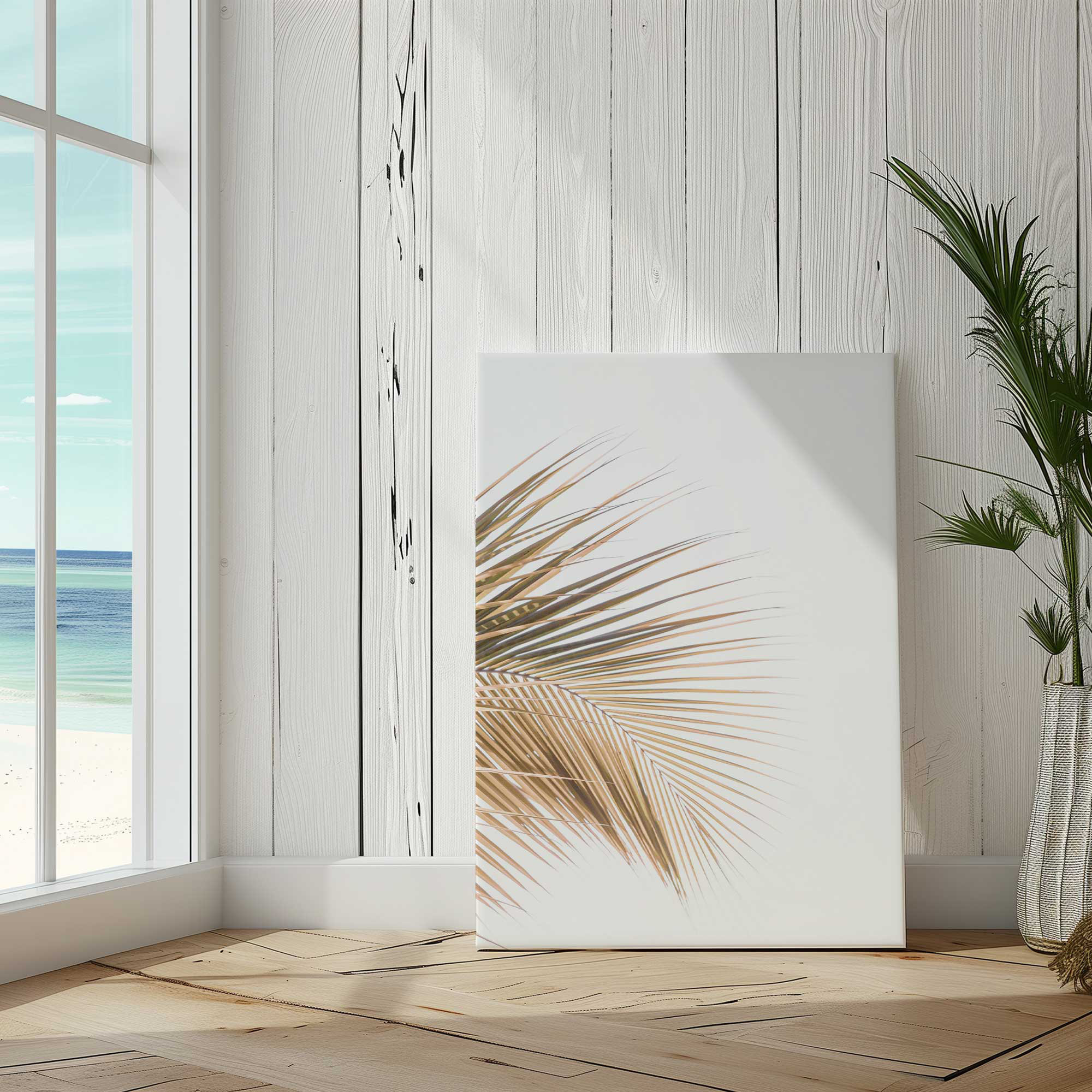 Bay Isle Home™ Palm Harmony Canvas Print | Wayfair
