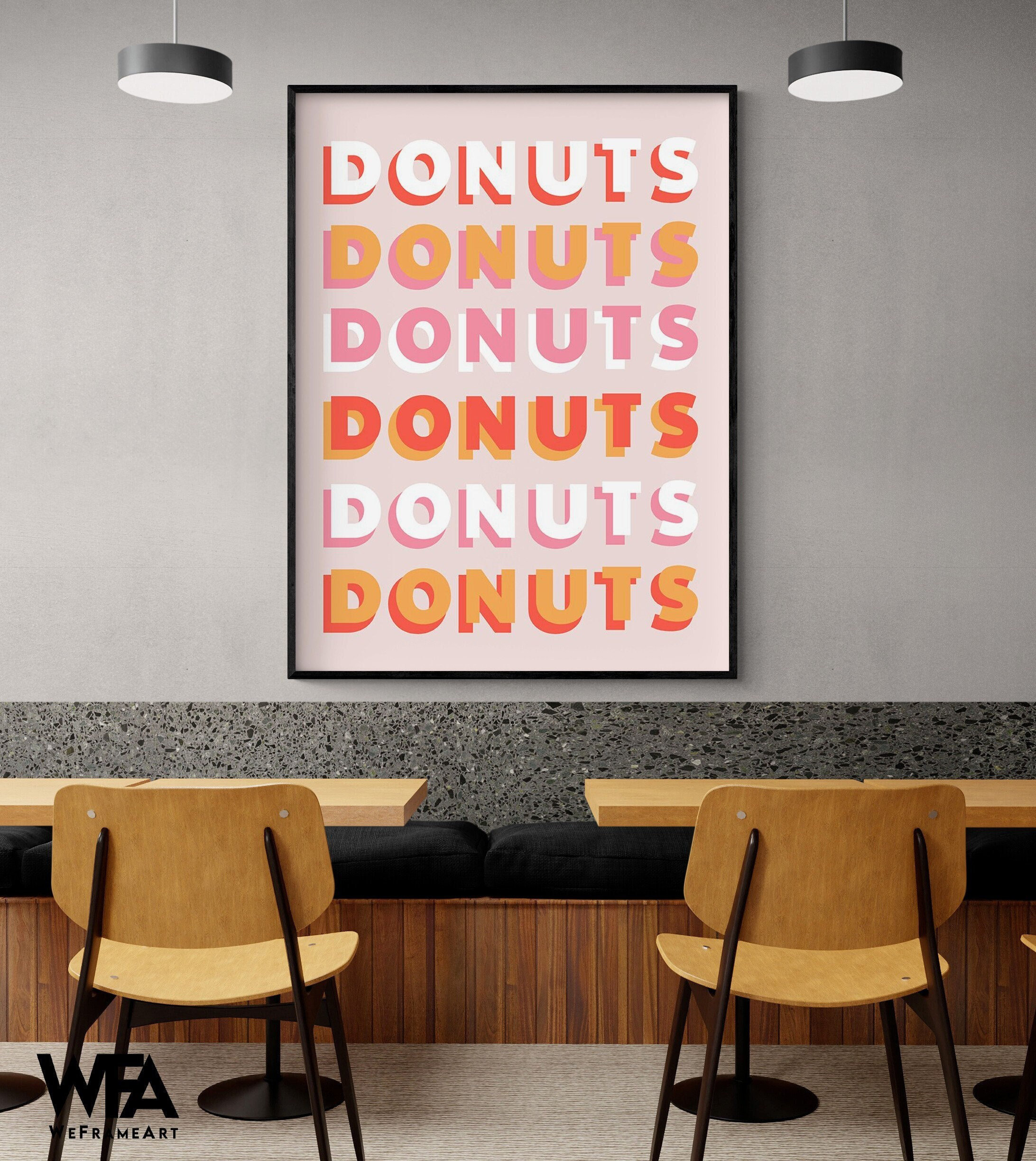 WeFrameArt Donuts By CAD Designs,Donut Shop Decor, Donut Party ...