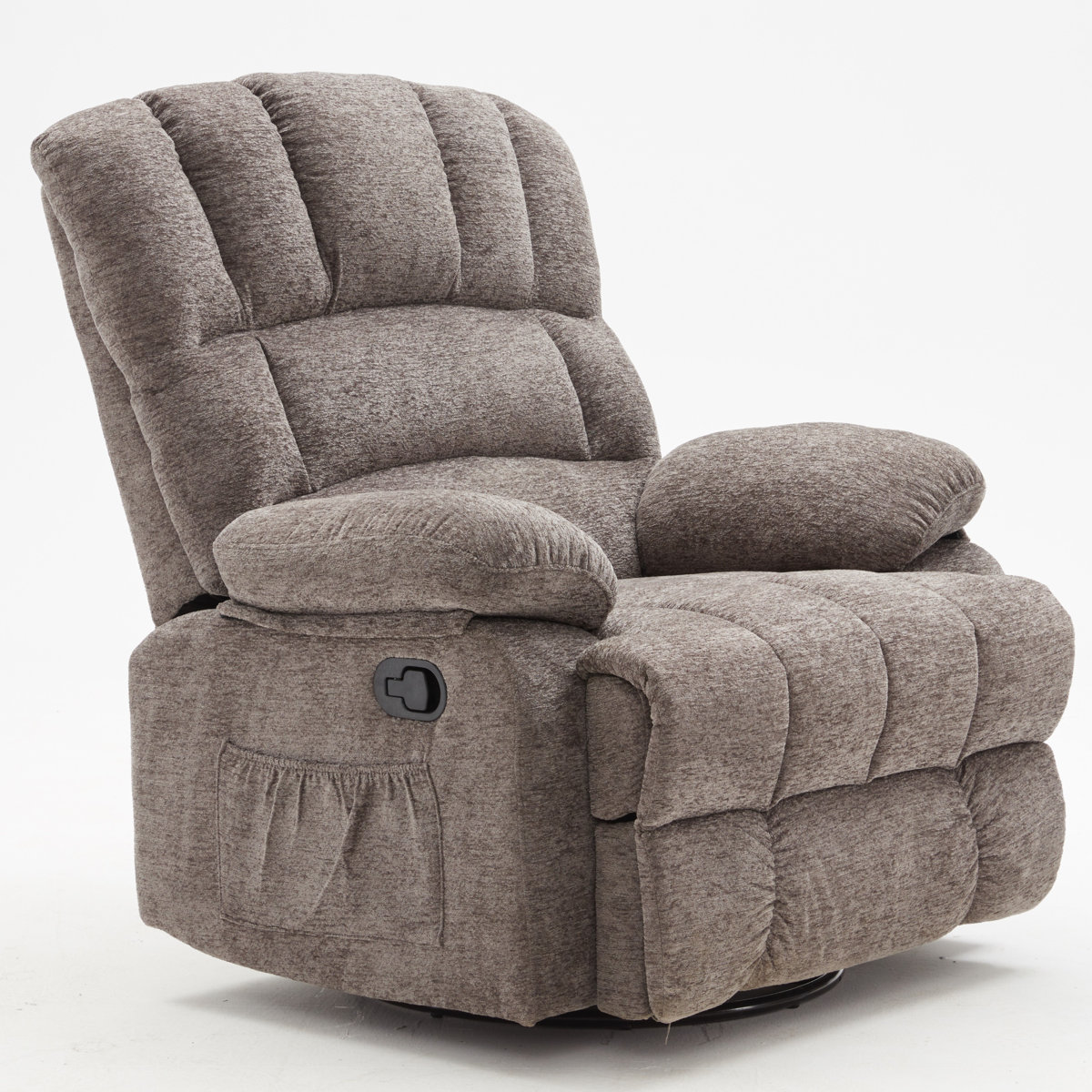 Latitude Run® 39.7" Wide Manual Upholstered Swivel Rocker Recliner(Set ...