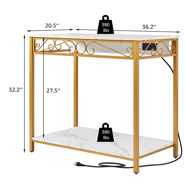 Mercer41 40 Gallon Aquarium Stand, Fish Tank Stand With Power Outlets ...