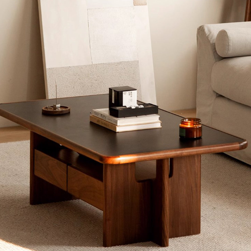 Creature B Comforts Retro style design sense solid wood coffee table ...