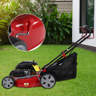 Benzara 20'' Gas Self Propelled Lawn Mower, 144Cc Engine 4-Stroke Push ...