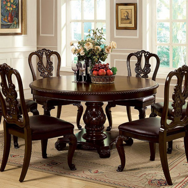 Astoria Grand Johnathon 60" Pedestal Dining Table | Wayfair