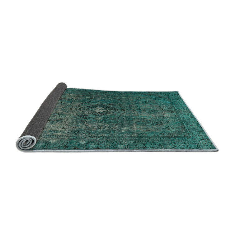 Bungalow Rose Caria Sea Green Rug | Wayfair