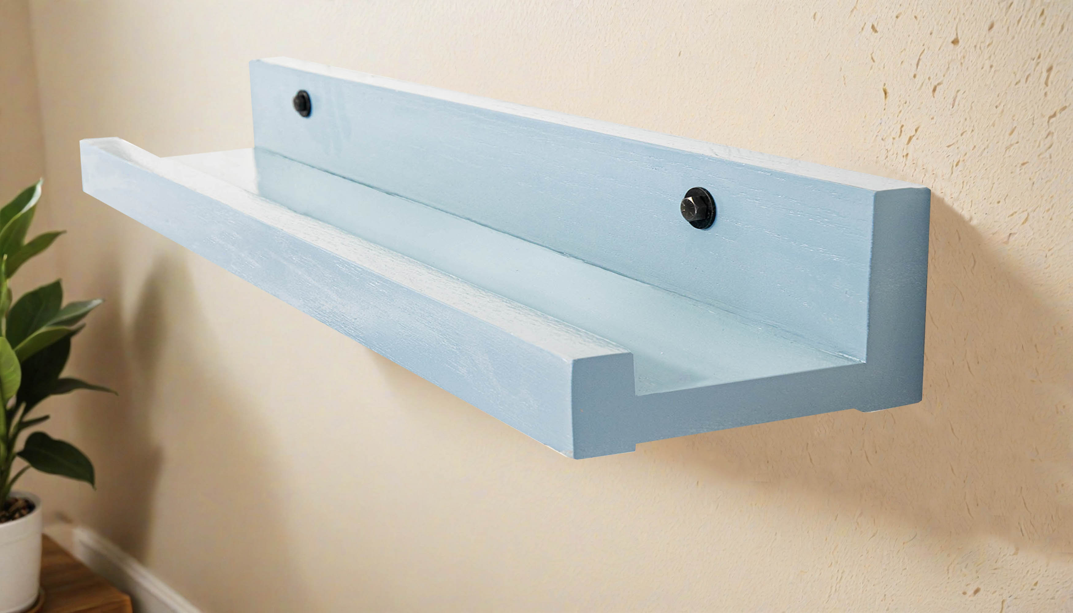 Latitude Run® Large Solid Oak 3 Piece Lipped Shelves - Wayfair Canada