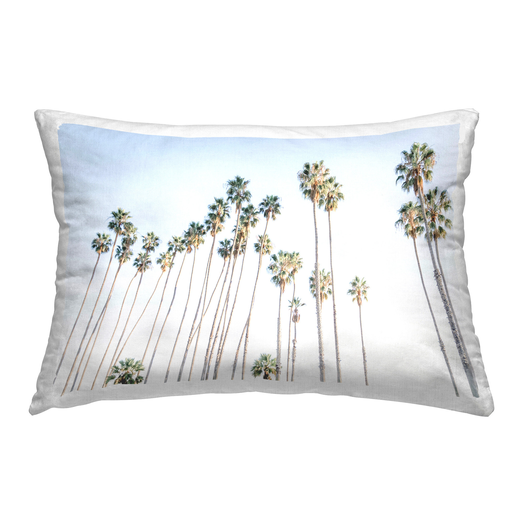 Stupell Industries Tall Tropical Palms Decorative Printed Throw Pillow ...