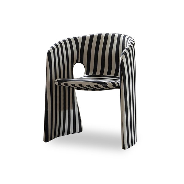 Hokku Designs Rameesah Upholstered Armchair with Ottoman | Wayfair
