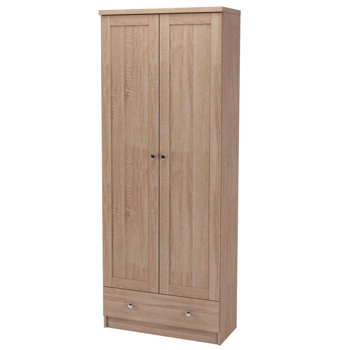 Brambly Cottage Rawson 2 Door Wardrobe | Wayfair.co.uk