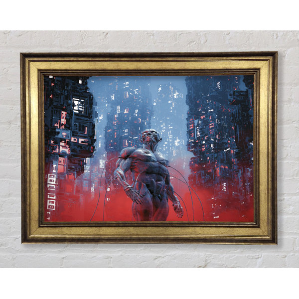 Bright Star Cyborg From The Future - Single Picture Frame Art Prints ...