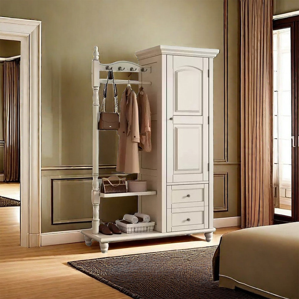 Parttlion American style country style wardrobe - Wayfair Canada